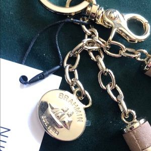 Brahmin | Accessories | Brahmin Keychain Gold Wilmington | Poshmark